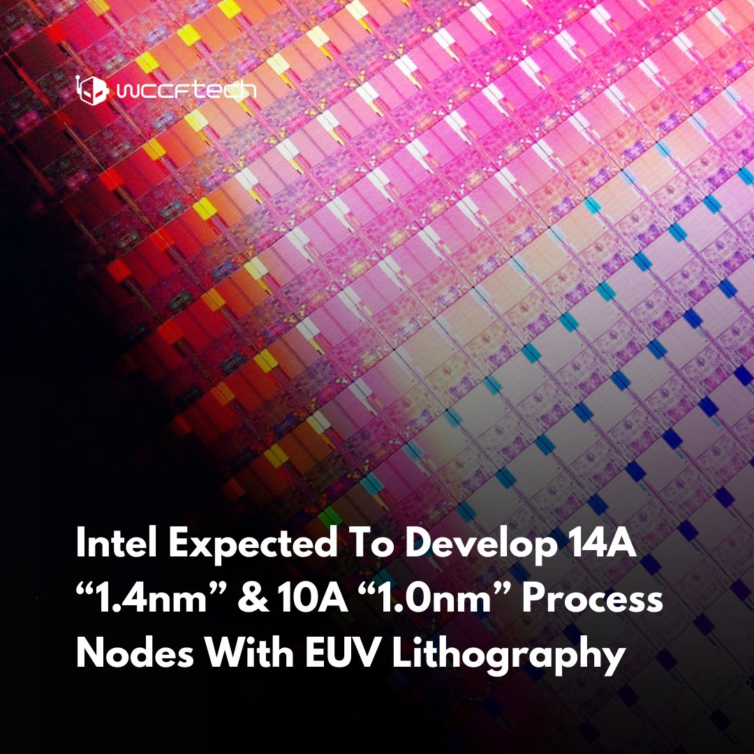 Wccftech on Twitter: "Intel develops 20A & 18A processes, to utilize EUV lithography machines ...