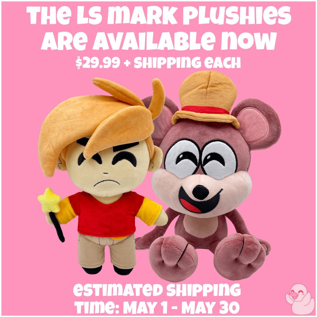 lovely news on Twitter: "LS Mark plushies and Keralis (designed by @therealracckun) are ...