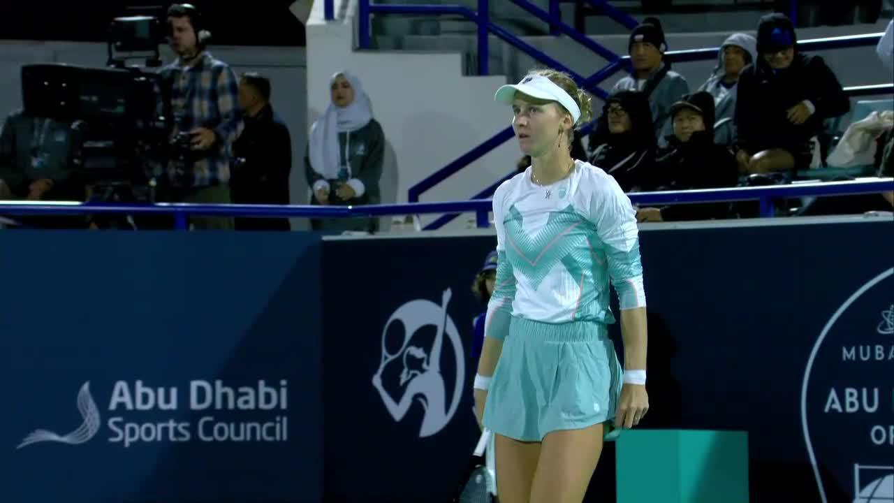 wta on Twitter: "See you on Sunday 👋 Liudmila Samsonova holds off Zheng 6-4, 1-6, 6-4 and will ...