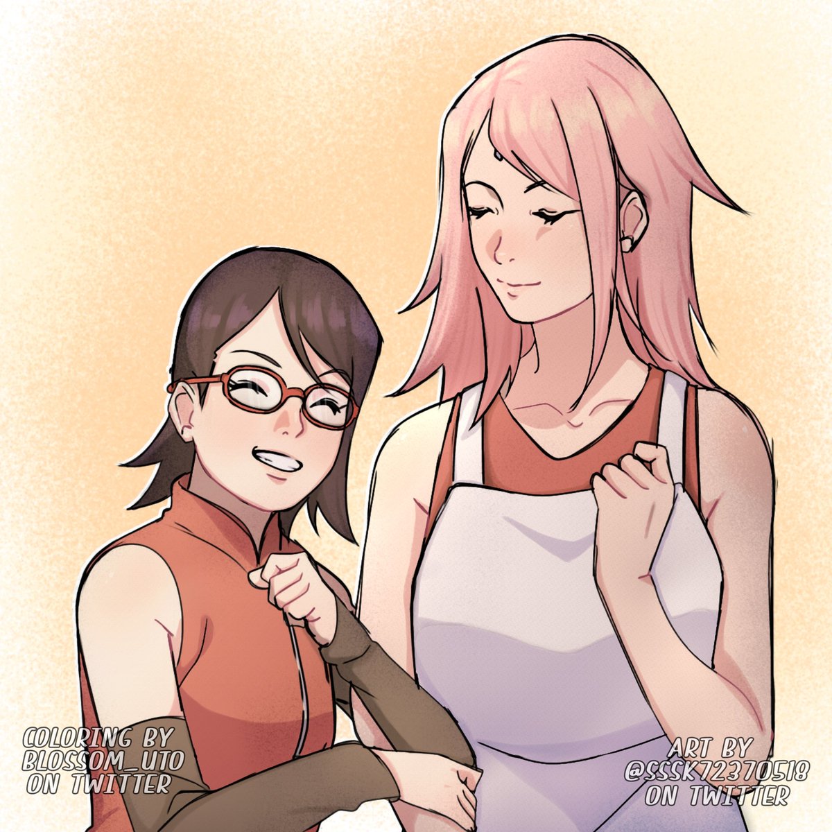 On Twitter Rt Blossom Uto — Sakura Uchiha And Sarada Uchiha