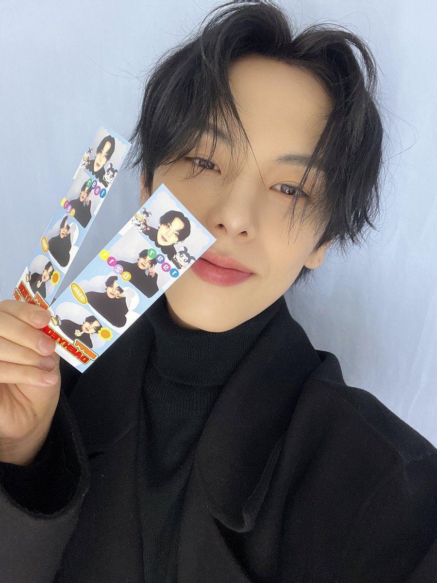 WEi • EN ESPAÑOL • on Twitter: "230211 UNIVERSE FNS 🐹 (2) 행복한 생일 만들어줘서 고마워♥︎♥︎ Trad: "Gracias ...