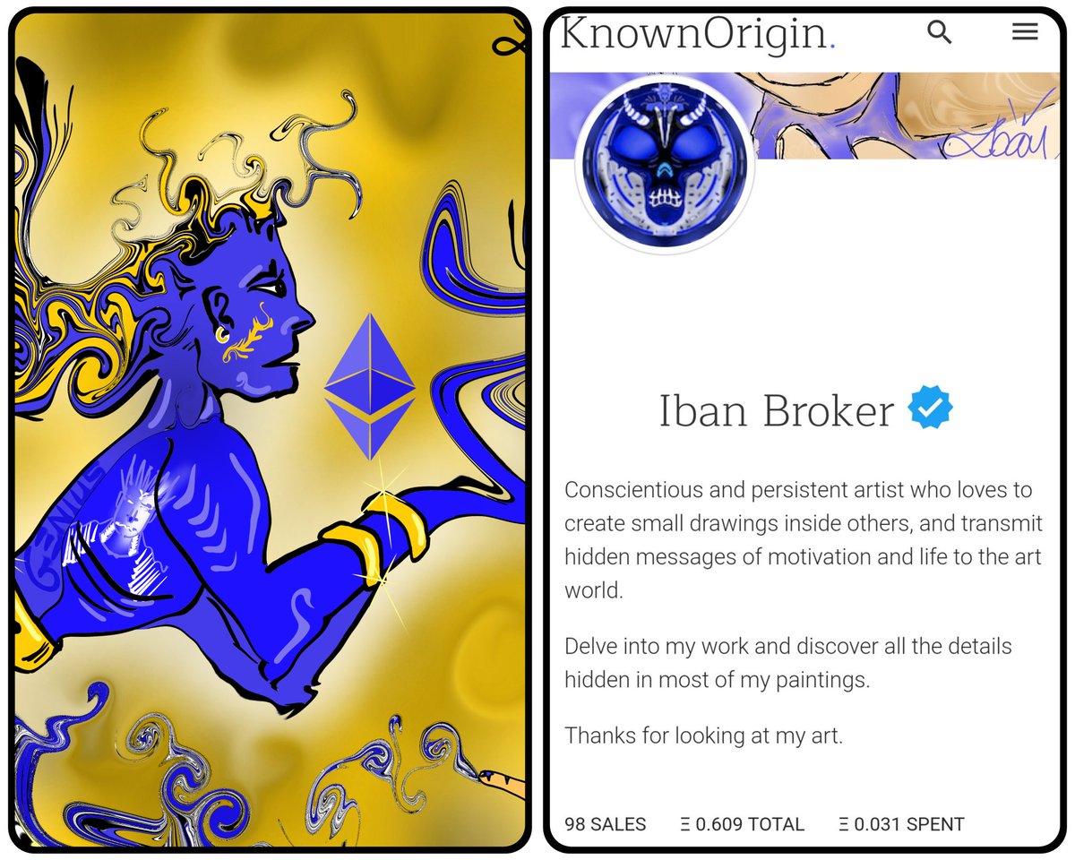 Iban_Broker on Twitter: "98 sales on @KnownOrigin_io | 😱😱 Will I be able to reach 100 sales ...