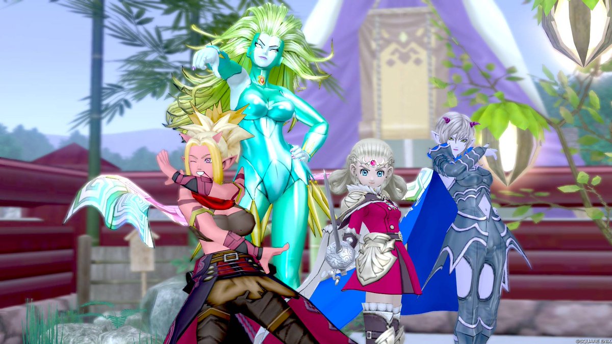 亜門🐟️🧝‍♀️🐙🔫 on Twitter: "#DQ10 クイーン総選挙の発表期間になるから今年の像と撮ったやつ上げとこ"