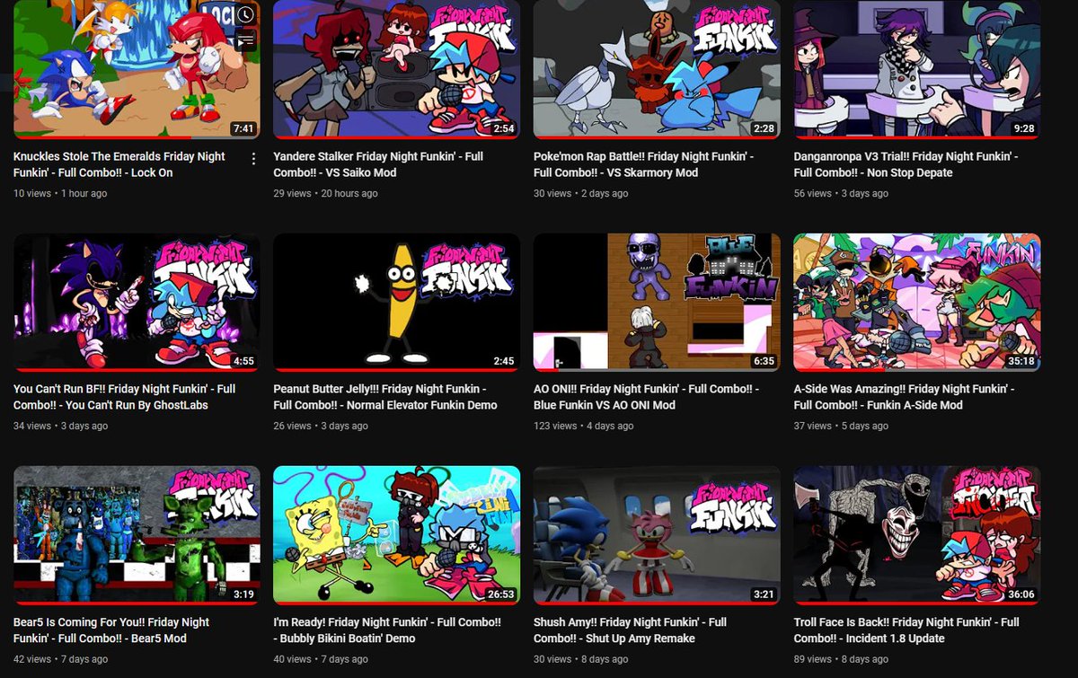 Neko Bryai on Twitter: "My algorithm on youtube absolutely sucks but idk xD"