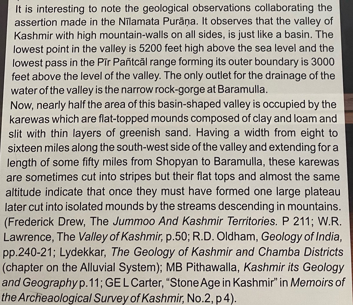 According to the Nilamata Purana, the land of Kashmir was occupied for ...