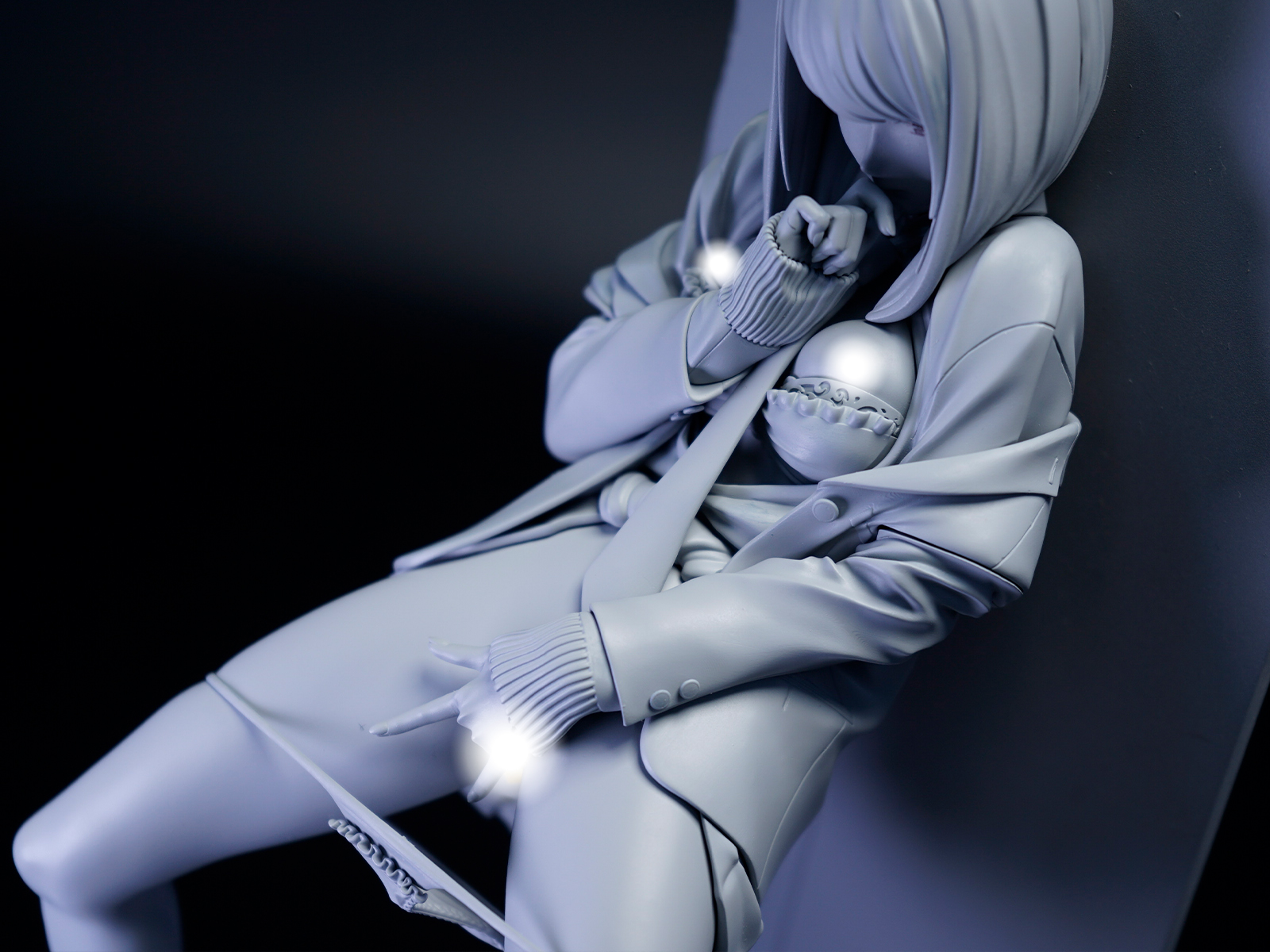 magicbullet(s)🔞 on Twitter: "写真でもご確認頂けると思いますが、素体に下着、スカート、カッター、ニット、ネクタイ、ブレザーが全て重なった状態で造形されています ...