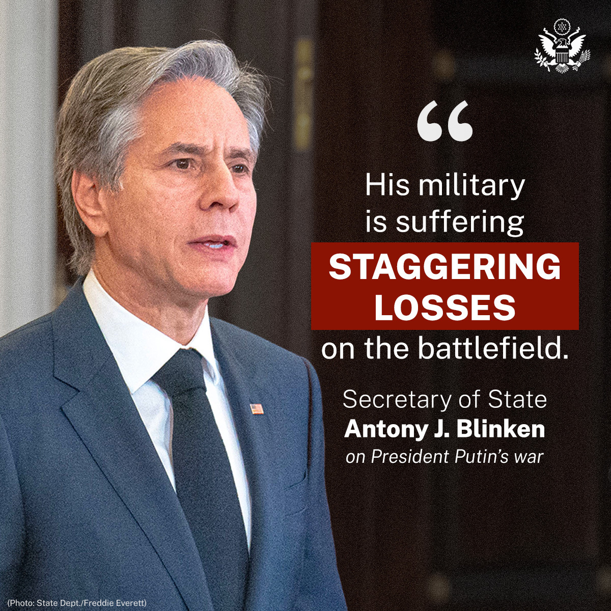 Department Of State On Twitter Secblinken President Putins War