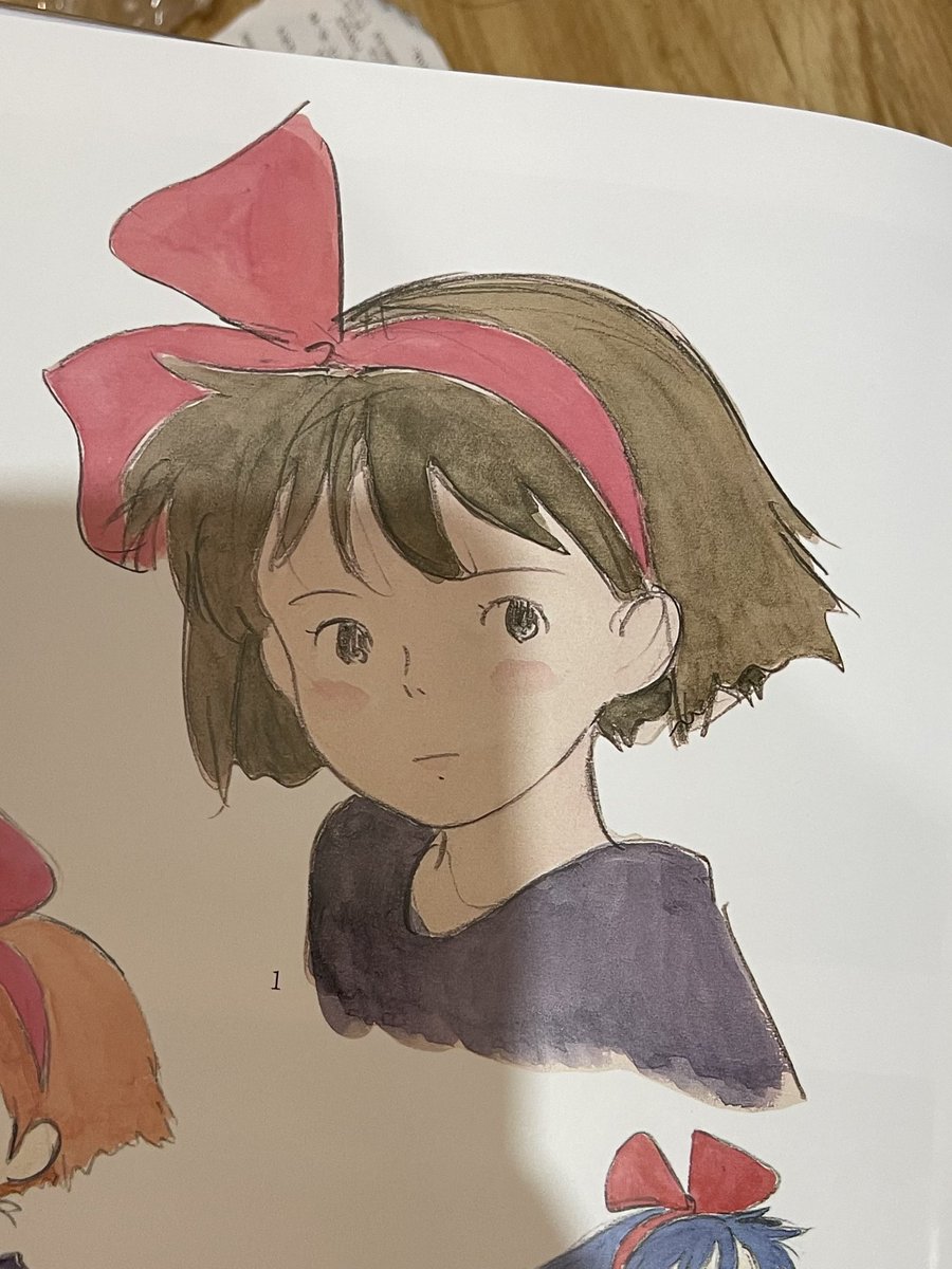 キキ(魔女の宅急便) 「redraw of this cute kiki from the art bo」|Osh 🎀 Comms openのイラスト