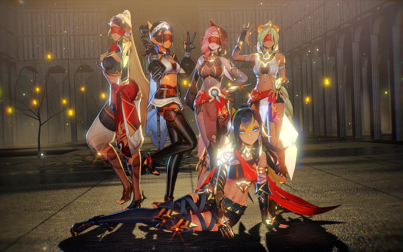 Akashi on Twitter: "【原神 MMD／4K／60FPS】砂漠の姉妹【Pretty Savage】 https://t.co/ZvGp7y7St1 @YouTube より ...