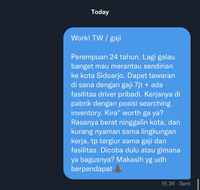 BACA RULES DI (bit.ly/worksfess) on Twitter: "Work! TW / Gaji Menurut temen" apakah take it or ...