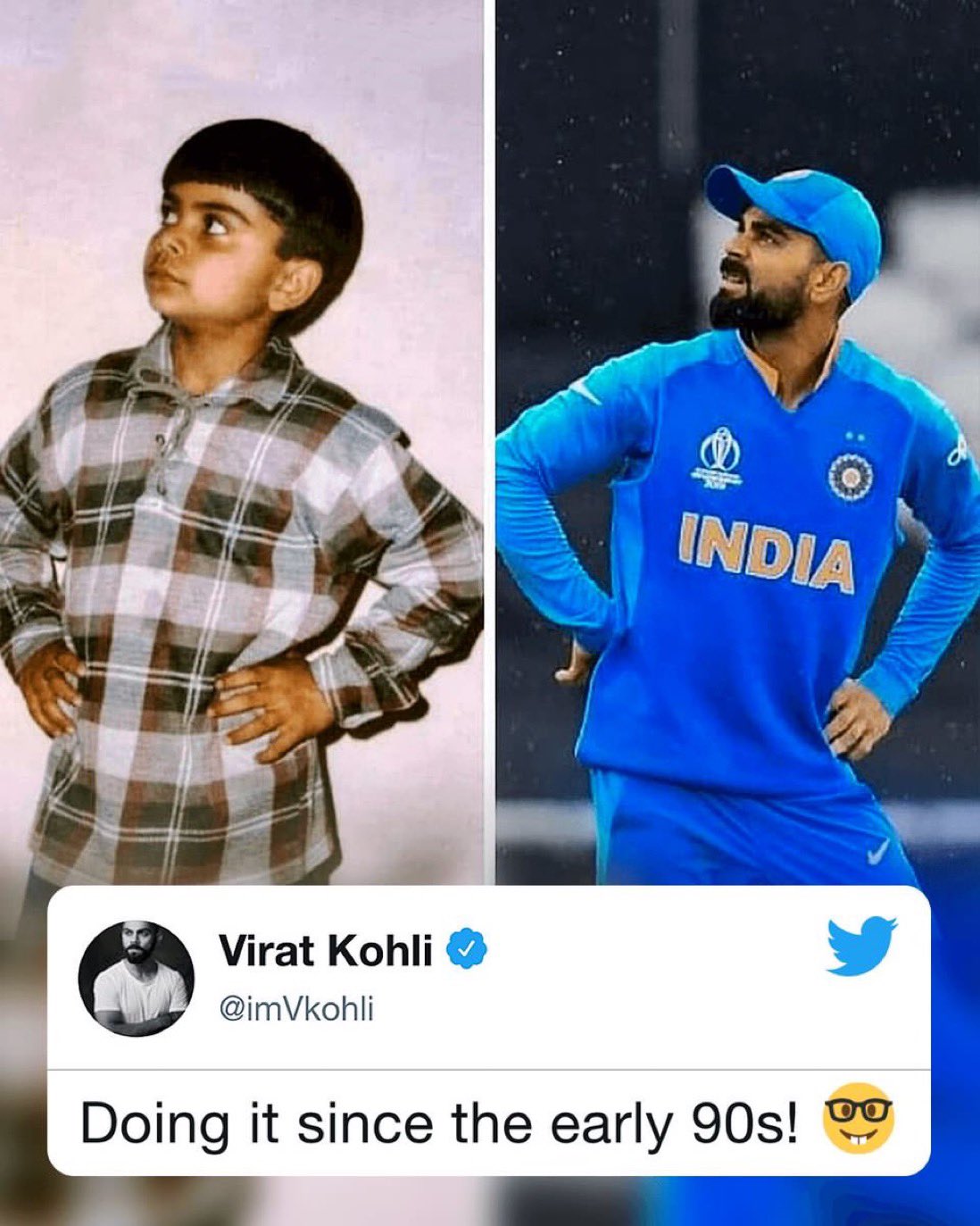 Dr Nimo Yadav on Twitter: "Bhai yeh kon sa dance step hai? Aur ye pose bhi akki ne Kohli se ...