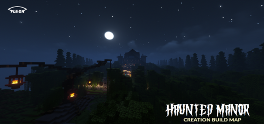 MCPEDL on Twitter: "[Creation Build] Haunted Manor - Map - https://mcpedl.com/creation-build ...
