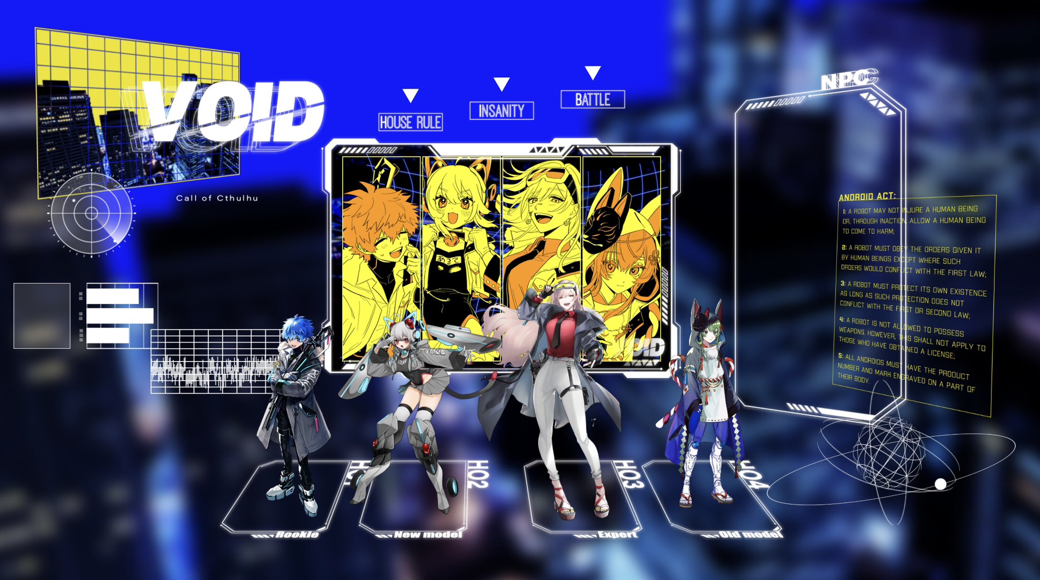 ☀️ on Twitter: "「 VOID 」 𝗞𝗣 2gさん 𝗛𝗢𝟭 ロパンさん - 黒田 青空 𝗛𝗢𝟮 こふゆさん - アルテ 𝗛𝗢𝟯 あしやさん - 浅間 咲夜 𝗛𝗢𝟰 くつ - 命 ...