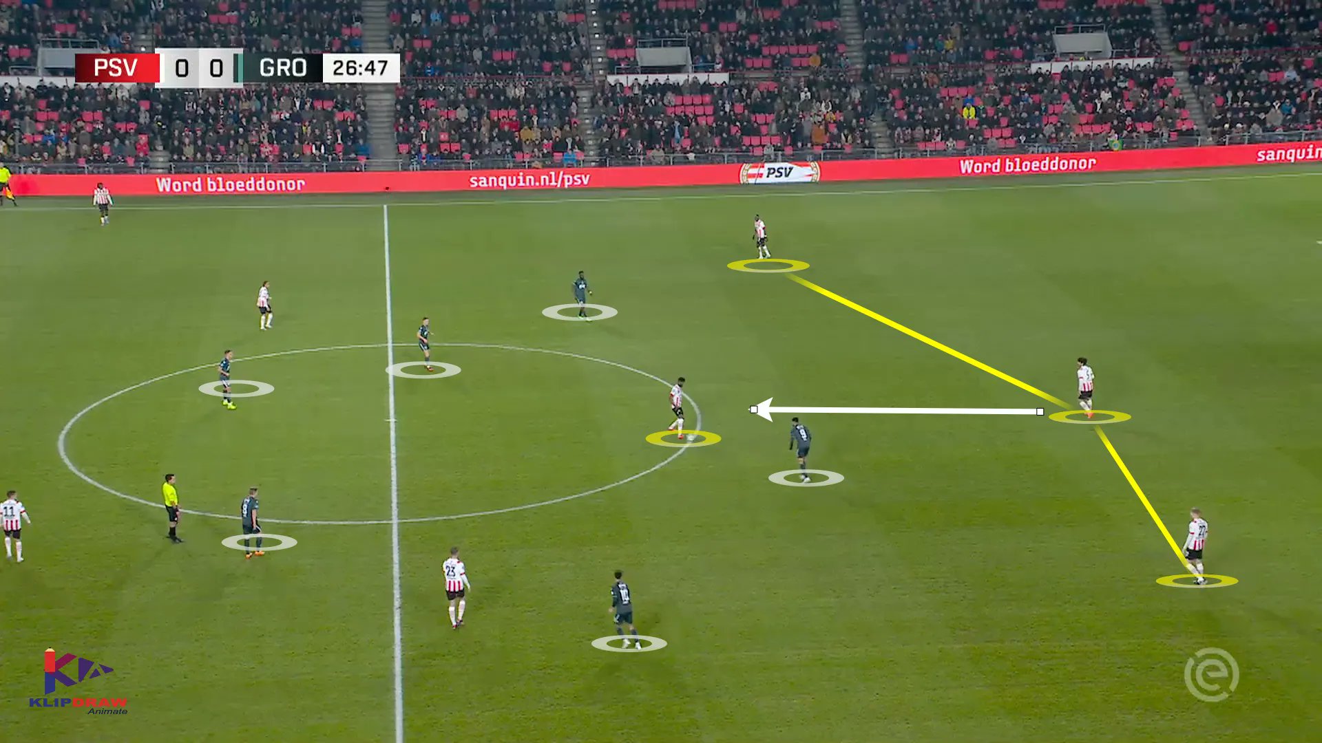 Marc P. Lamberts on Twitter: "Just before PSV's 1-0, the build up to it tells a lot about FC ...