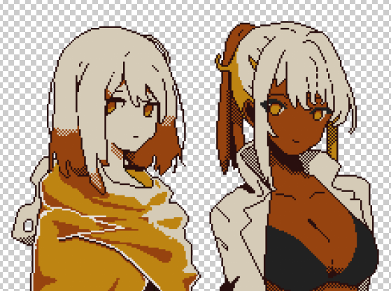 Lizardry on Twitter: "次のゲームのキャラクターが大体Fixしたと思われるのでツイートしておきます。 （なお中身は時間がかかっております....😭🦎😭） #pixelart ...