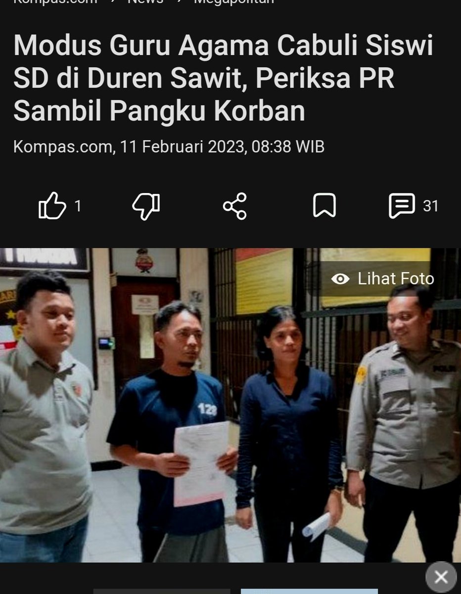 Tri Putri R. ♥️🇮🇩 on Twitter: "Lagi-lagi guru agama cabuli siswinya, rusak masa depan anak, coba ...