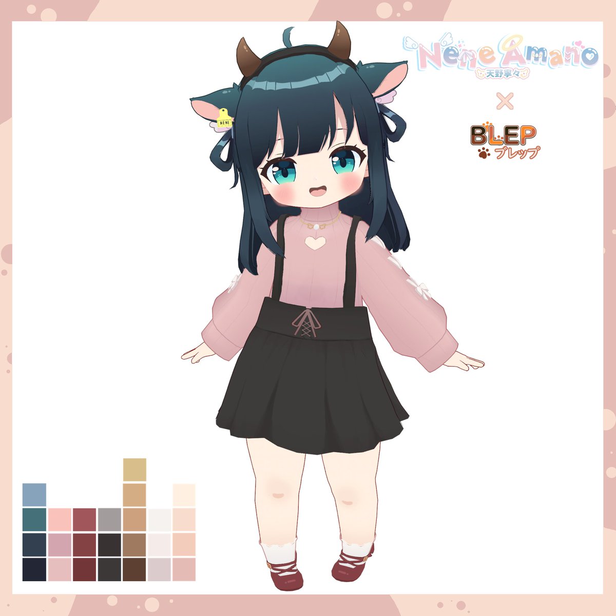 Nene Amano☁️😇 天野寧々 VTuber | ASMR on Twitter: "RT @Blep35: 3D Chibi for @amanene_kawaii has been ...