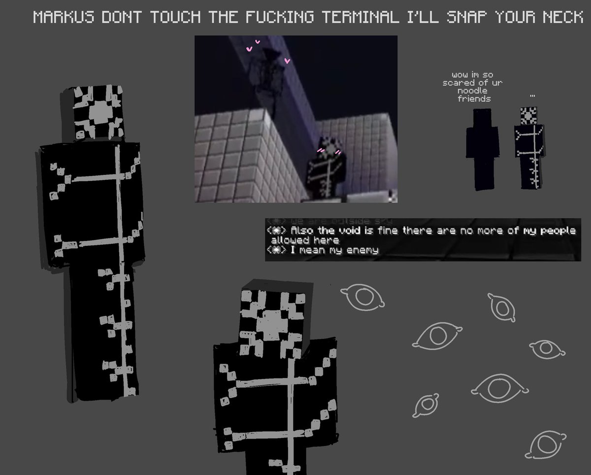 Minecraft Papercraft Ender Lord