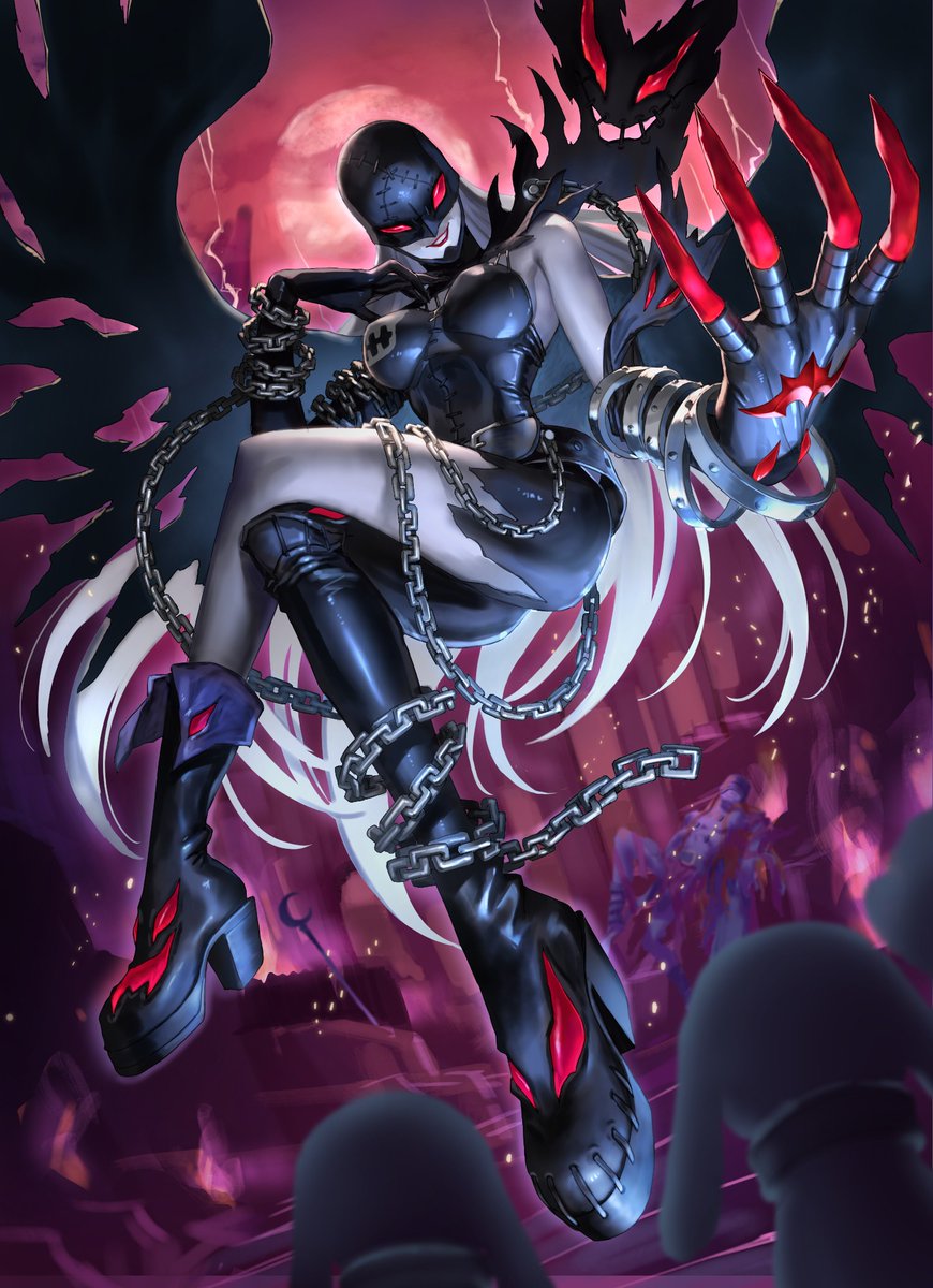 Wikimon on Twitter: "Lady Devimon: "Invading lady" by gocci "Allure of darkness" by nurumi ...