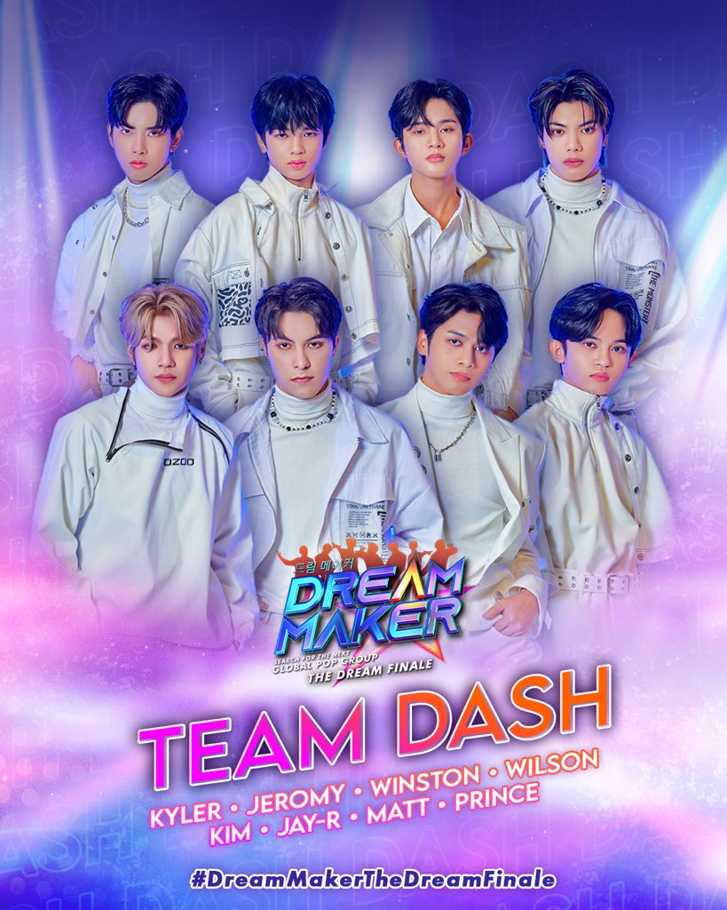 Dream Maker on Twitter: "[Team Dash] KYLER, JEROMY, WINSTON, WILSON, KIM, JAY-R, MATT, and ...