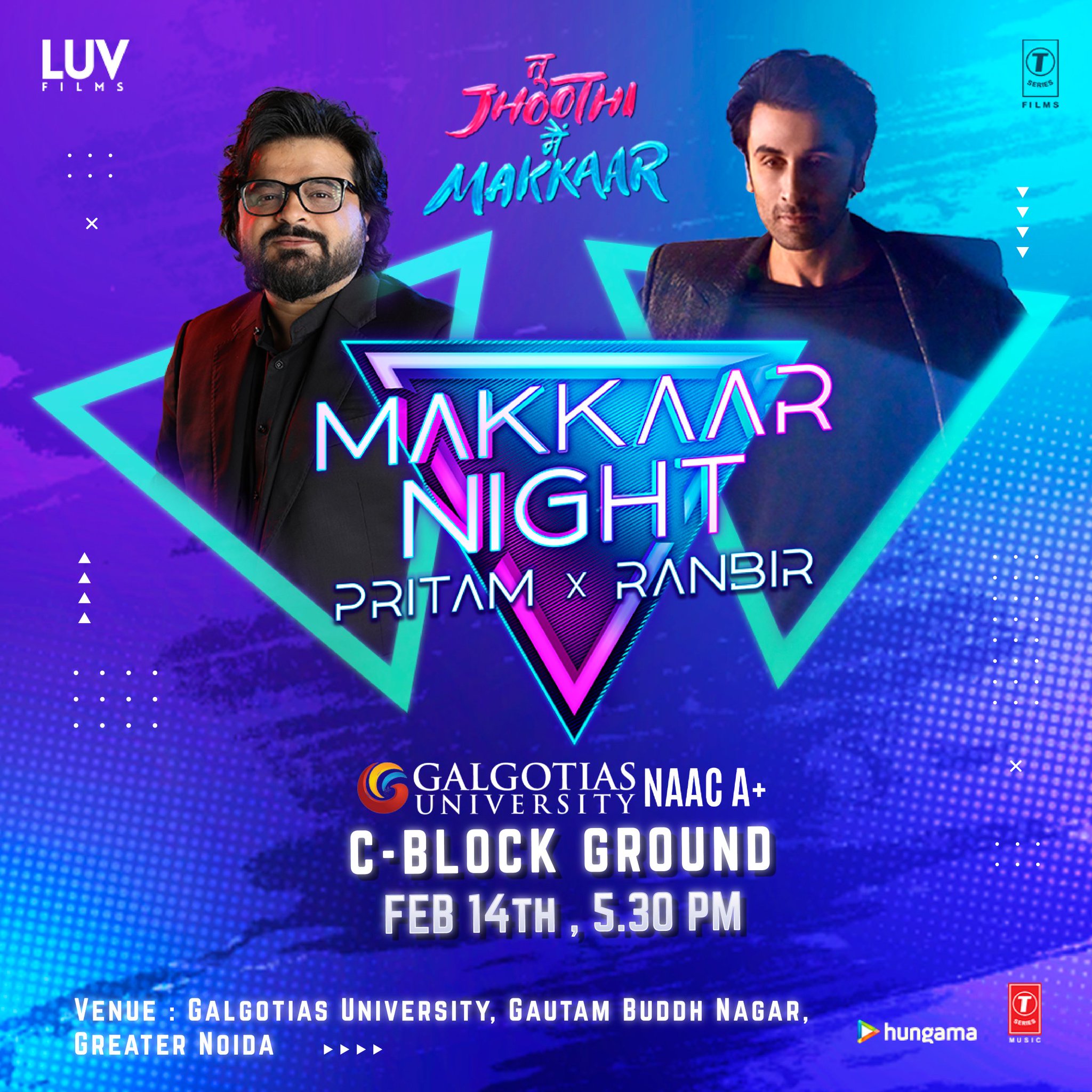 Pritam on Twitter: "This 14th February let's be a li'l Makkaar. 😉 See you all! 😎 # ...