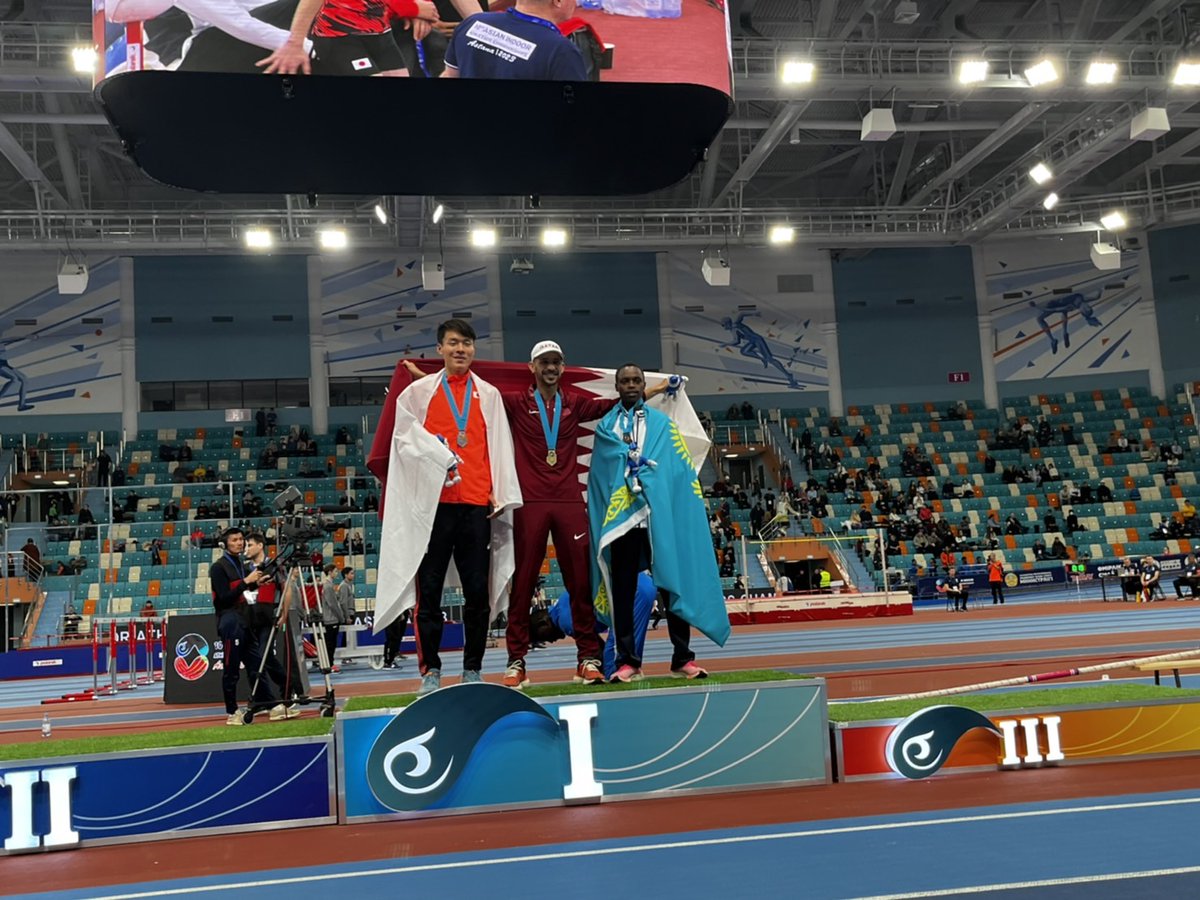 鯏(あさり)®︎ on Twitter: "RT @jaaf_official: 【🇰🇿#アジア室内陸上】 男子3000m 表彰式 1位🥇Mohamad ALGARNI（カタール）7分55秒 ...