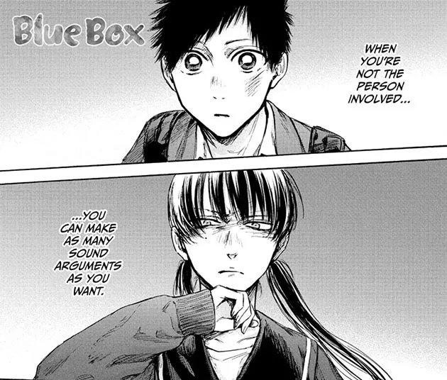 Shonen Jump on Twitter: "Blue Box, Ch. 88: More of Chinatsu and Yumeka’s troubled past comes to ...
