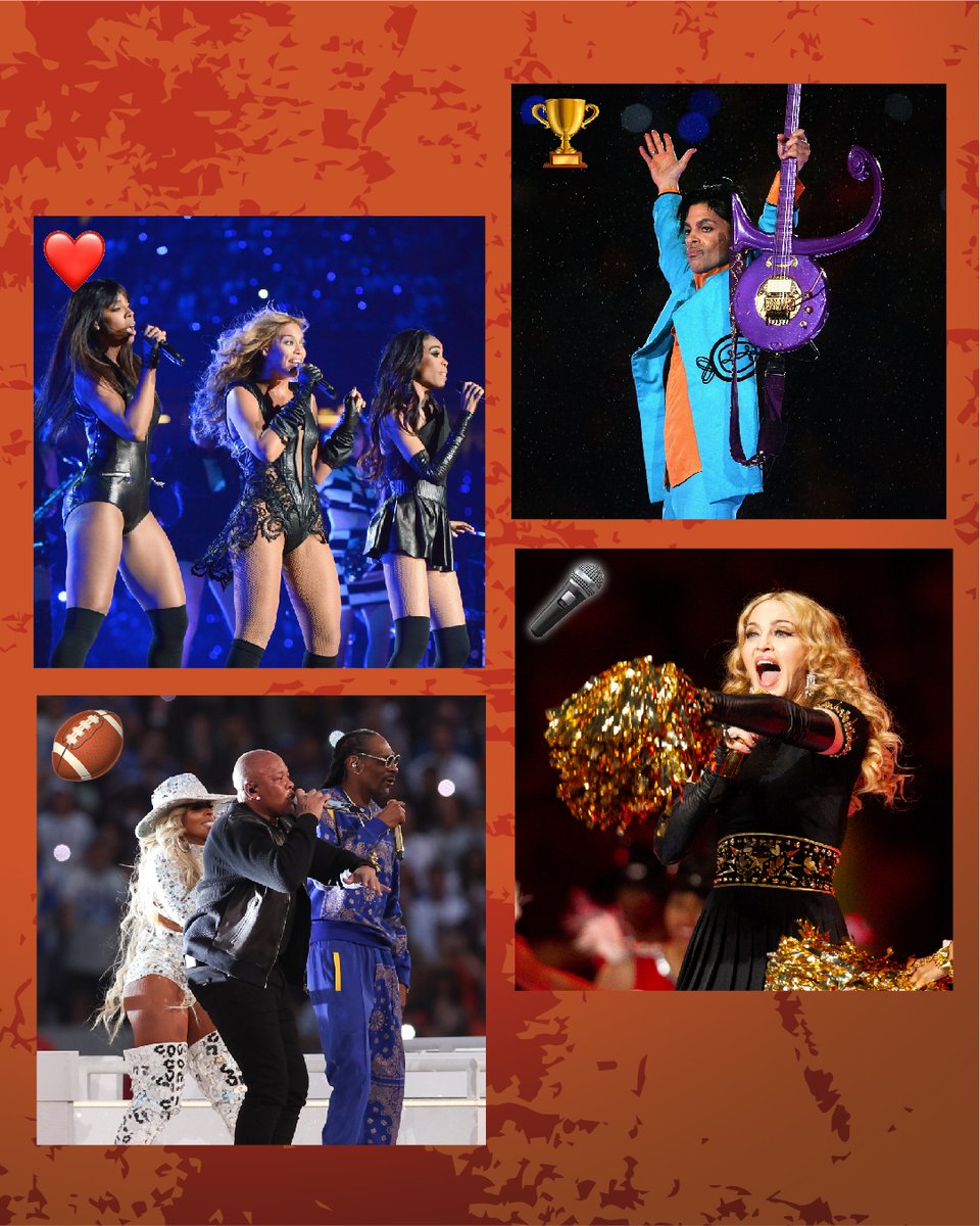 Who wins the best halftime show of all time? Drop the emoji below ⤵️ ...