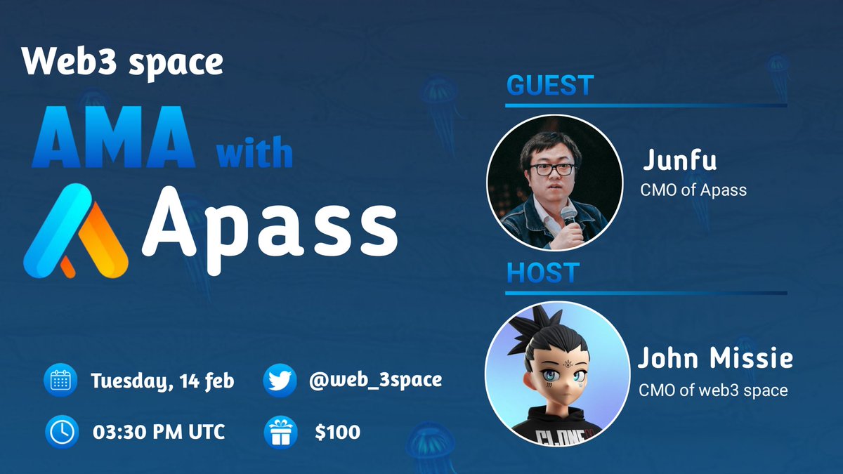 WEB3 Space on Twitter: "We’re excited to announce that we’ll be hosting an AMA with ...