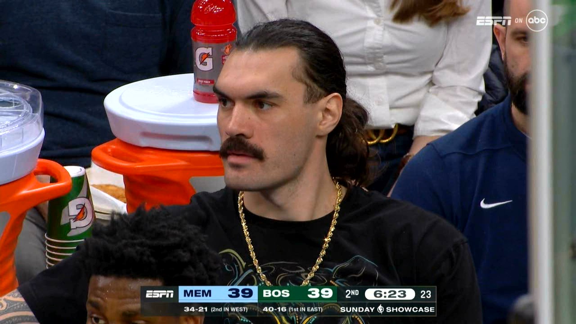 Steven Adams Mustache
