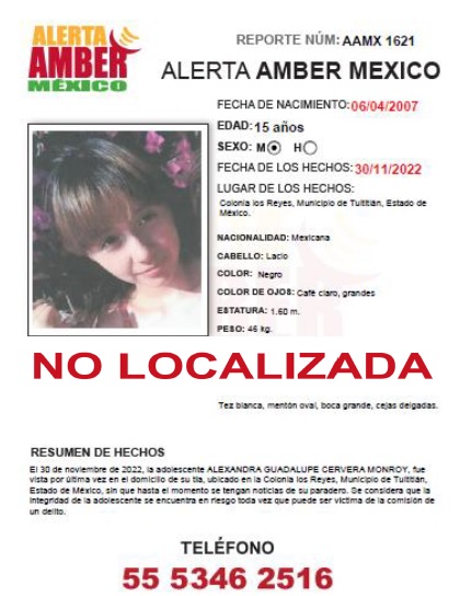 Ha transcurrido el tiempo de vigencia de la AlertaAMBER, continuamos ...