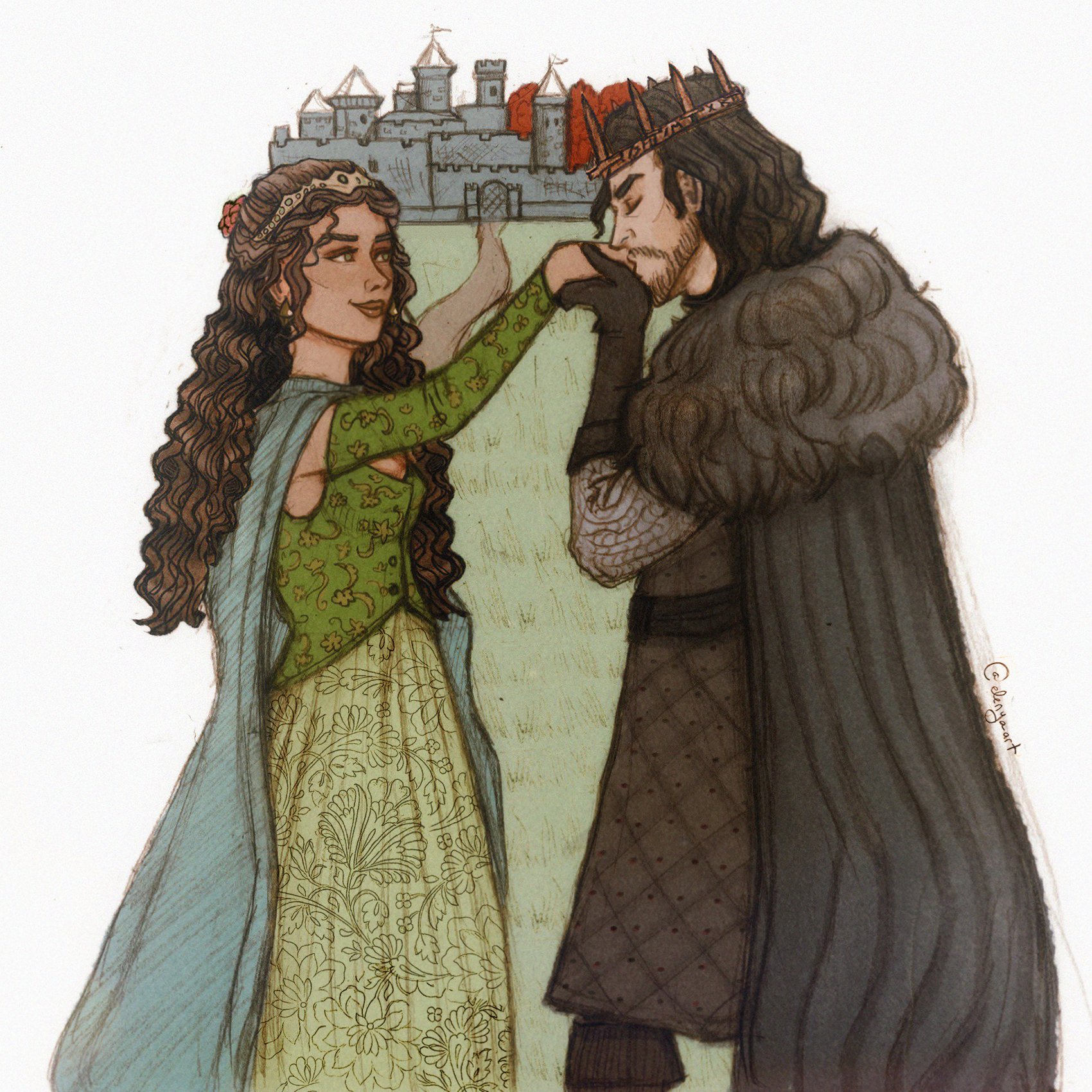 elenya on Twitter: "completed a commission that I never once considered ...