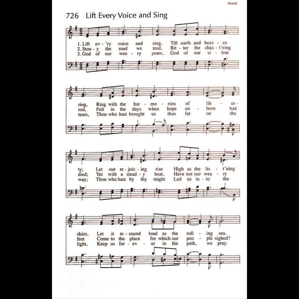 Ervon Nichols on Twitter: "Celebrating the first performance of 'Lift ...