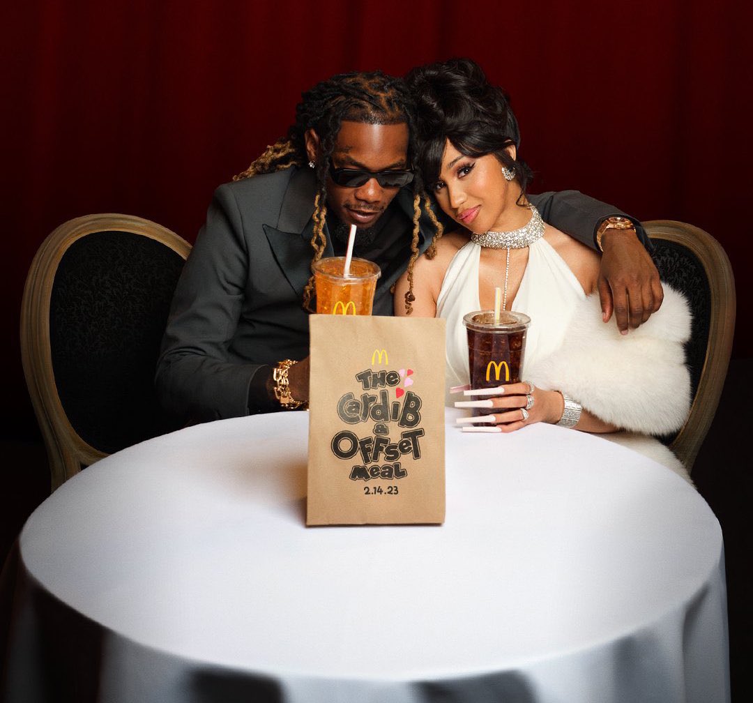 Pop Crave on Twitter: "McDonald’s announces the Cardi B & Offset meal. 🍔"