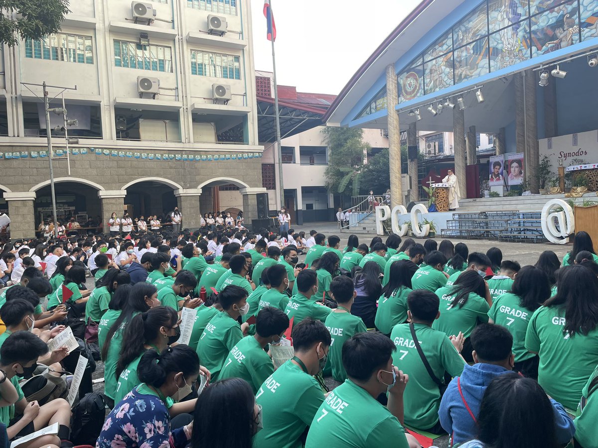 PCCSHS OSMO on Twitter: "NOW; Day 1 MASS, How PCCIAN’S Celebrate their Founding Anniversary # ...