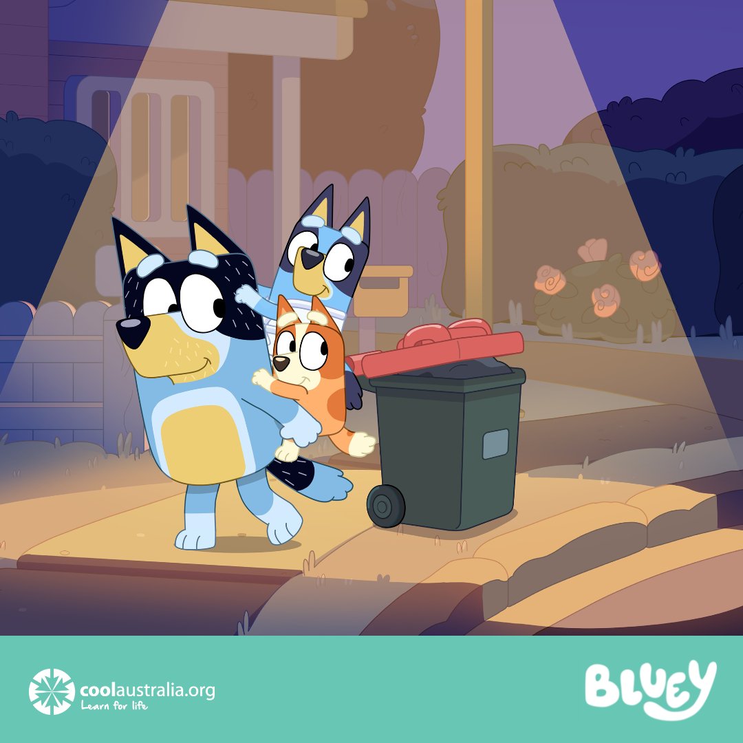 Cool Australia on Twitter: "Have you made like a bin chicken and plucked up our Bluey education ...