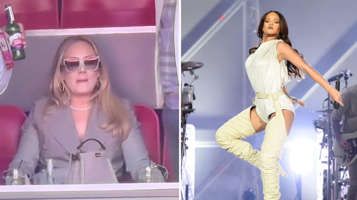 LADbible News on Twitter: "🔔 | Adele has arrived at the Super Bowl to watch Rihanna's Halftime ...