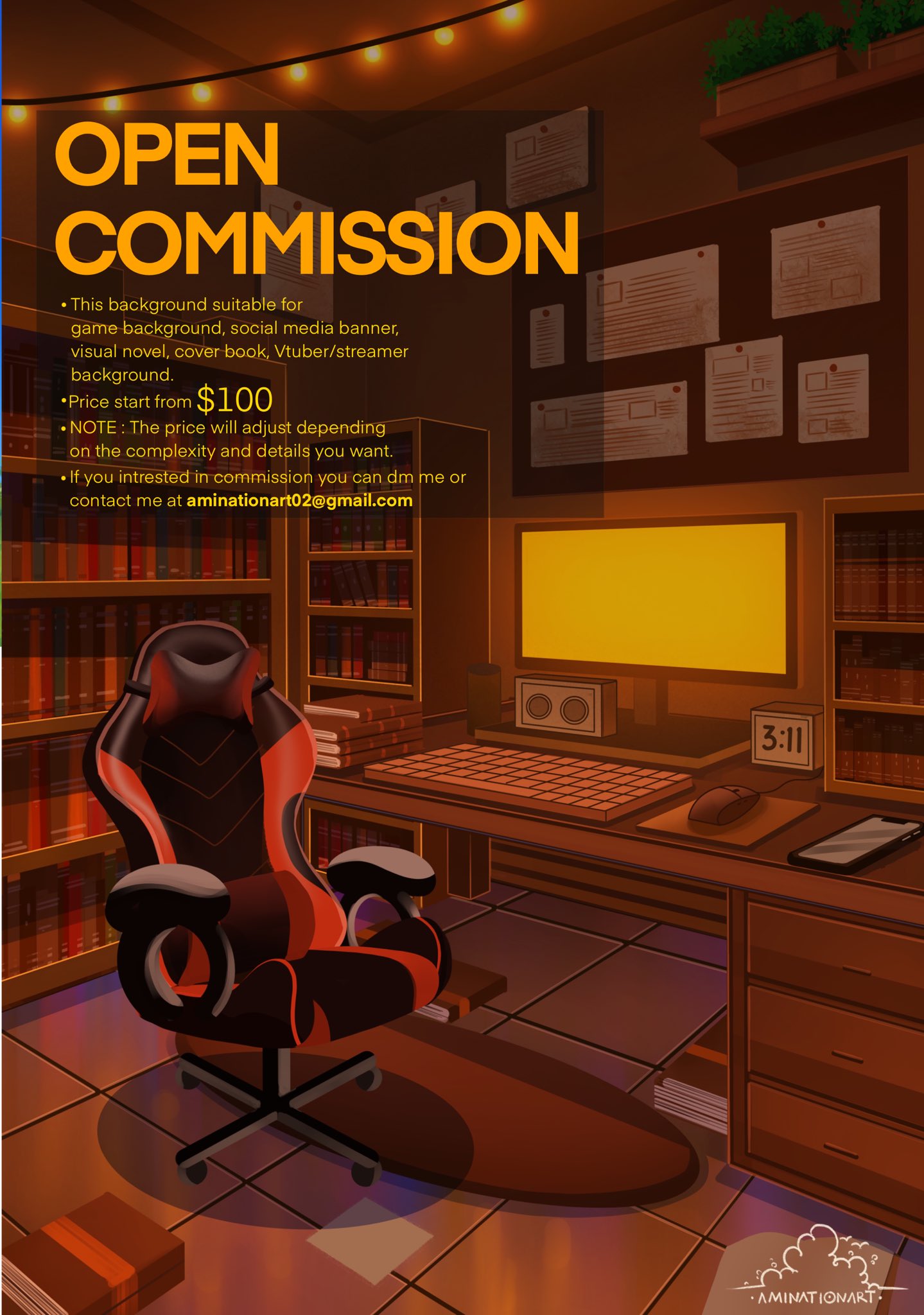 aminationart on Twitter: "COMMISSION OPEN! RT/LIKE & SHARE ARE VERY APPRECIATED Hi my name ami ...