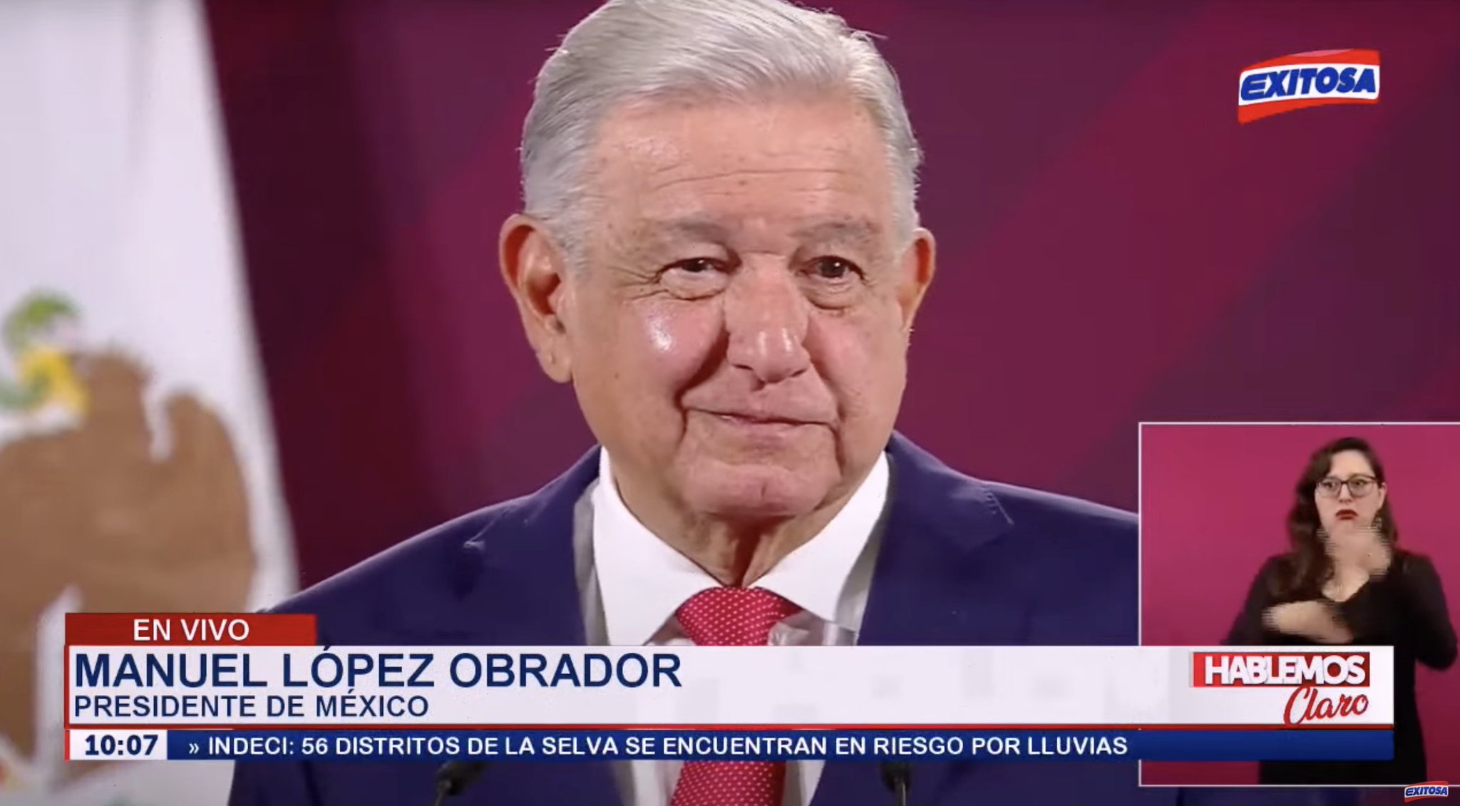 Exitosa Noticias On Twitter 🔵🔴 Ahora Andrés Manuel López Obrador