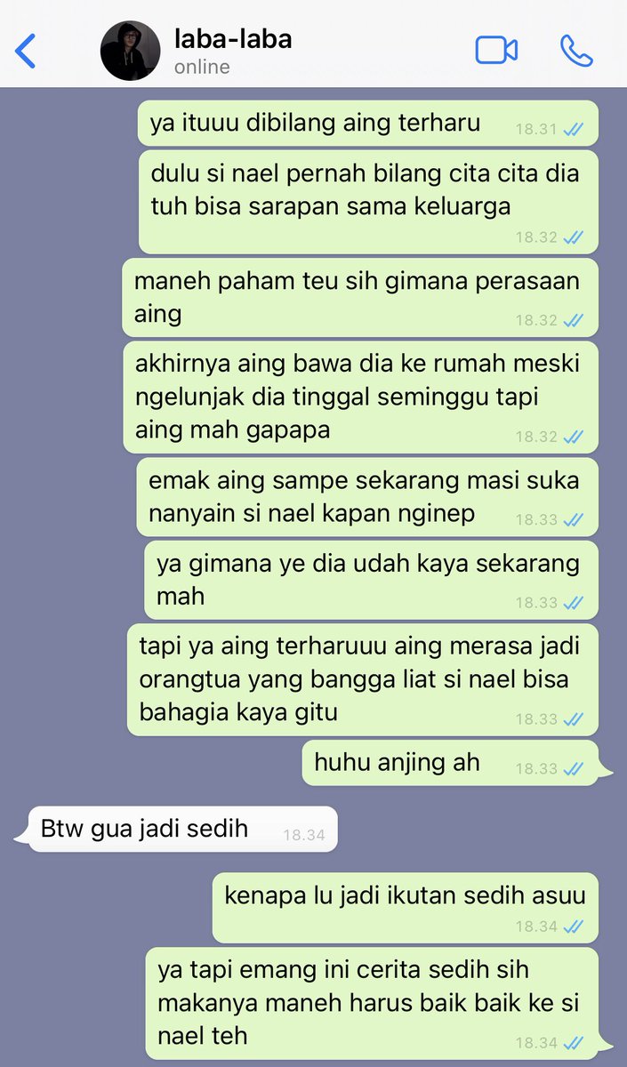 Aiko. on Twitter: "🔗 Yang ini POV chat hidam"