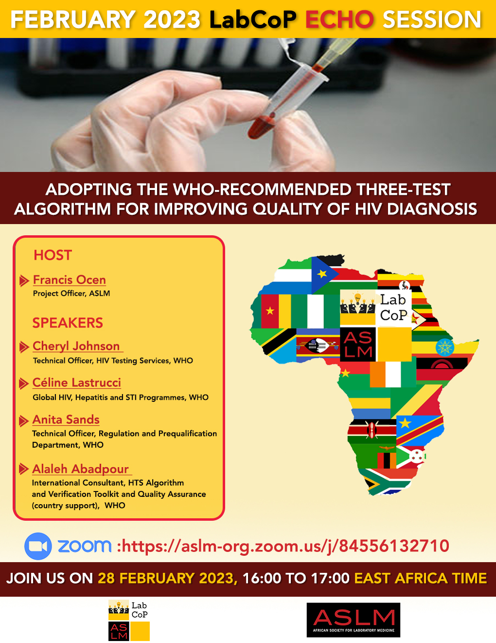 ASLM on Twitter: "Don't miss #LabCoP's ECHO Session on 28 February! This session will focus on ...