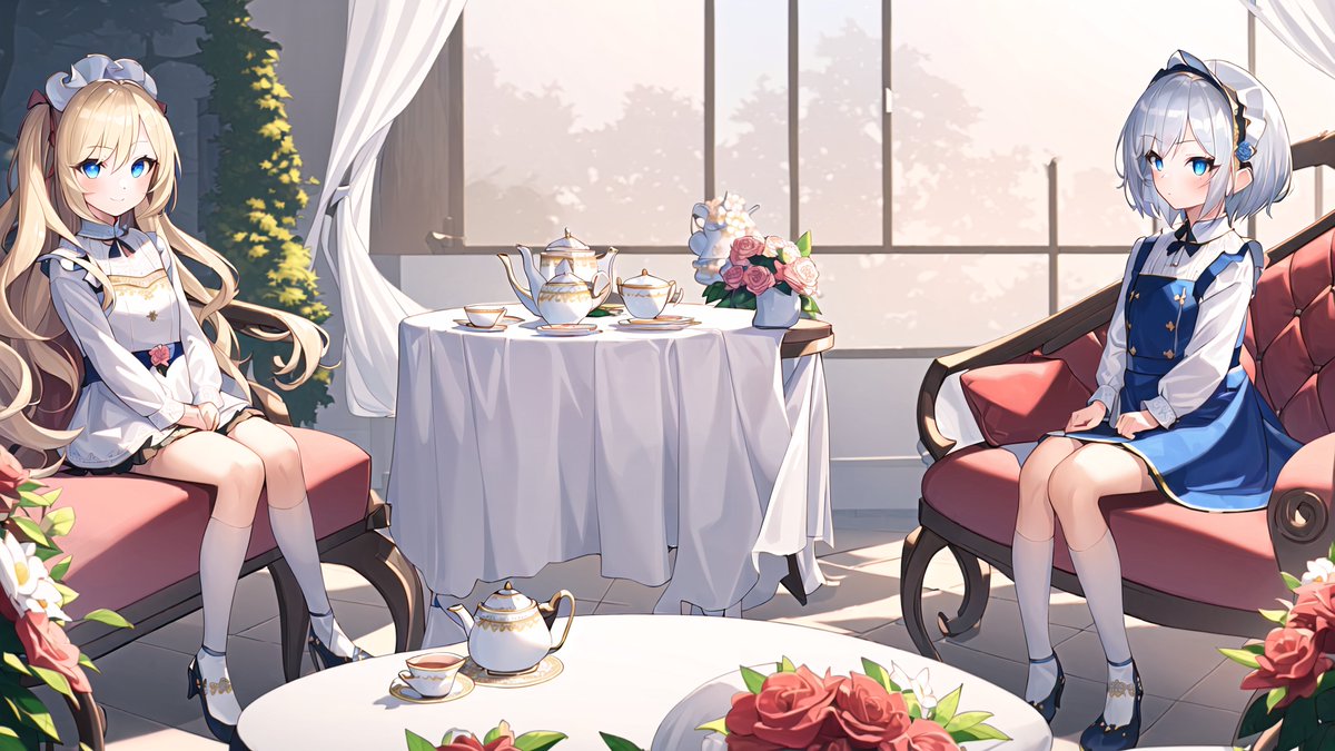 This is a good distance between she and her friends. お友達とはこれくらいの距離感が良い ...