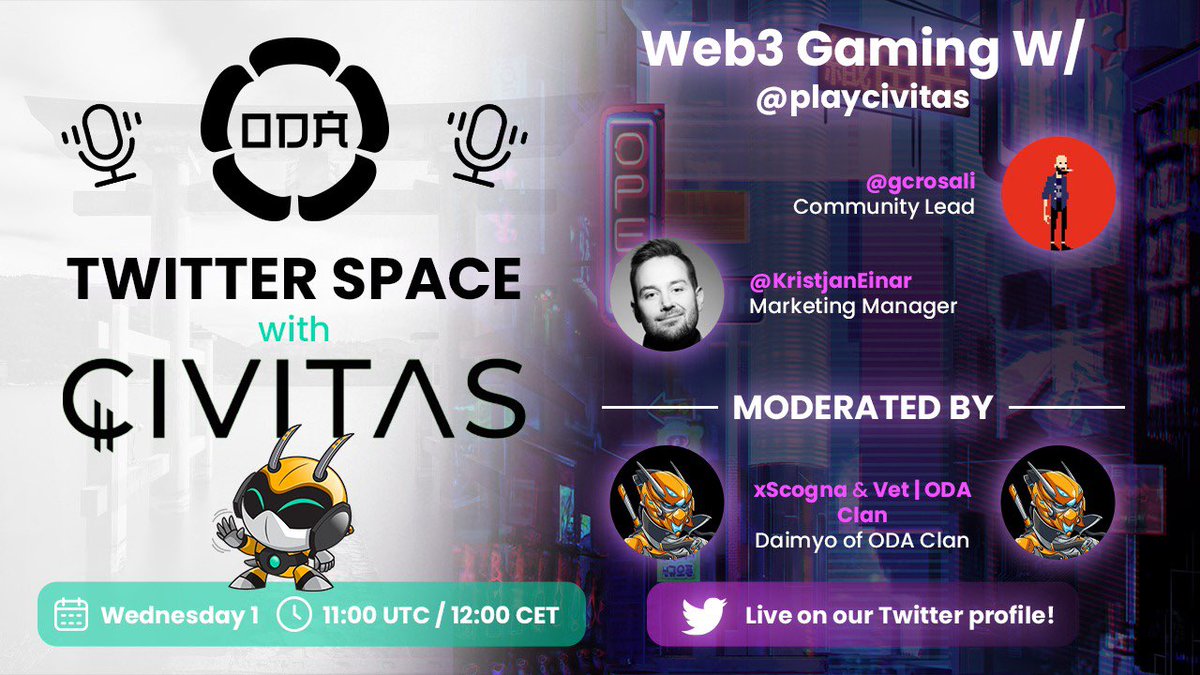Civitas on Twitter: "Starting in half an hour, don't miss out!"