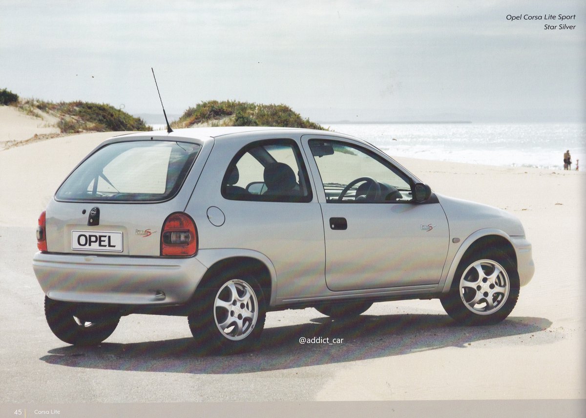 Car Brochure Addict on Twitter: "In South Africa the Opel Corsa B lived on well beyond its ...