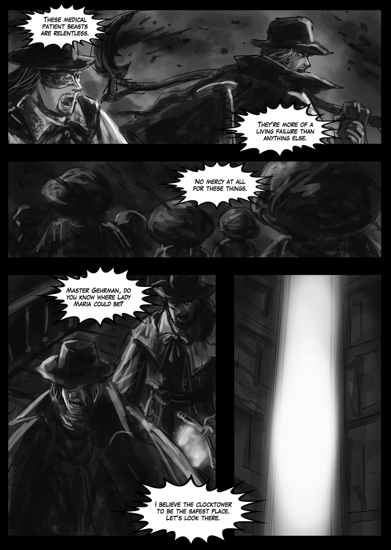 Qizeaqfile on Twitter: "Bloodborne Comic Chapter 62 (1/2)"