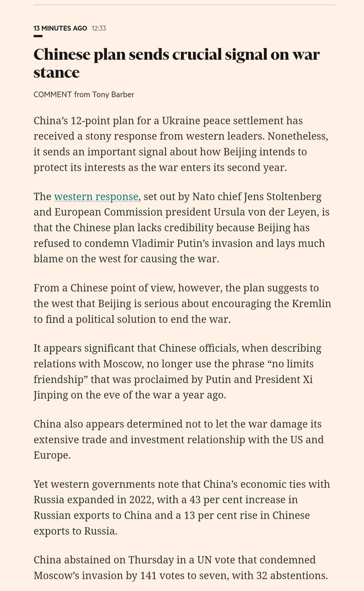 Here's China's 12-Point Proposal on How to End Russia's War in Ukraine ...