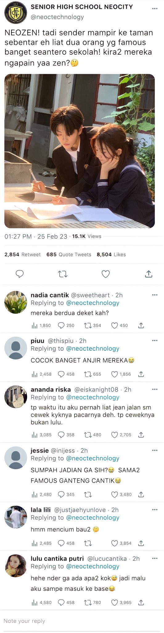 ÄL | AU HAECHAN DEBUT📌 on Twitter: "; Backstreet — Lee jeno few tweets au © fluffyglosyy https ...