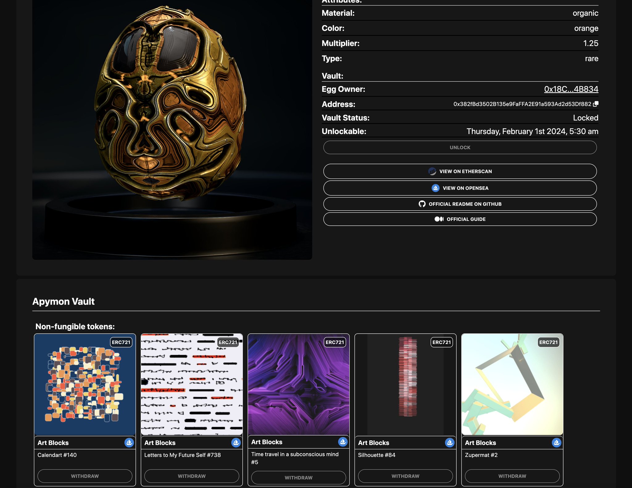 Shaitan ioton / siaynoq! ฿ on Twitter: "Super sweet. Just locked away some @artblocks_io in an ...