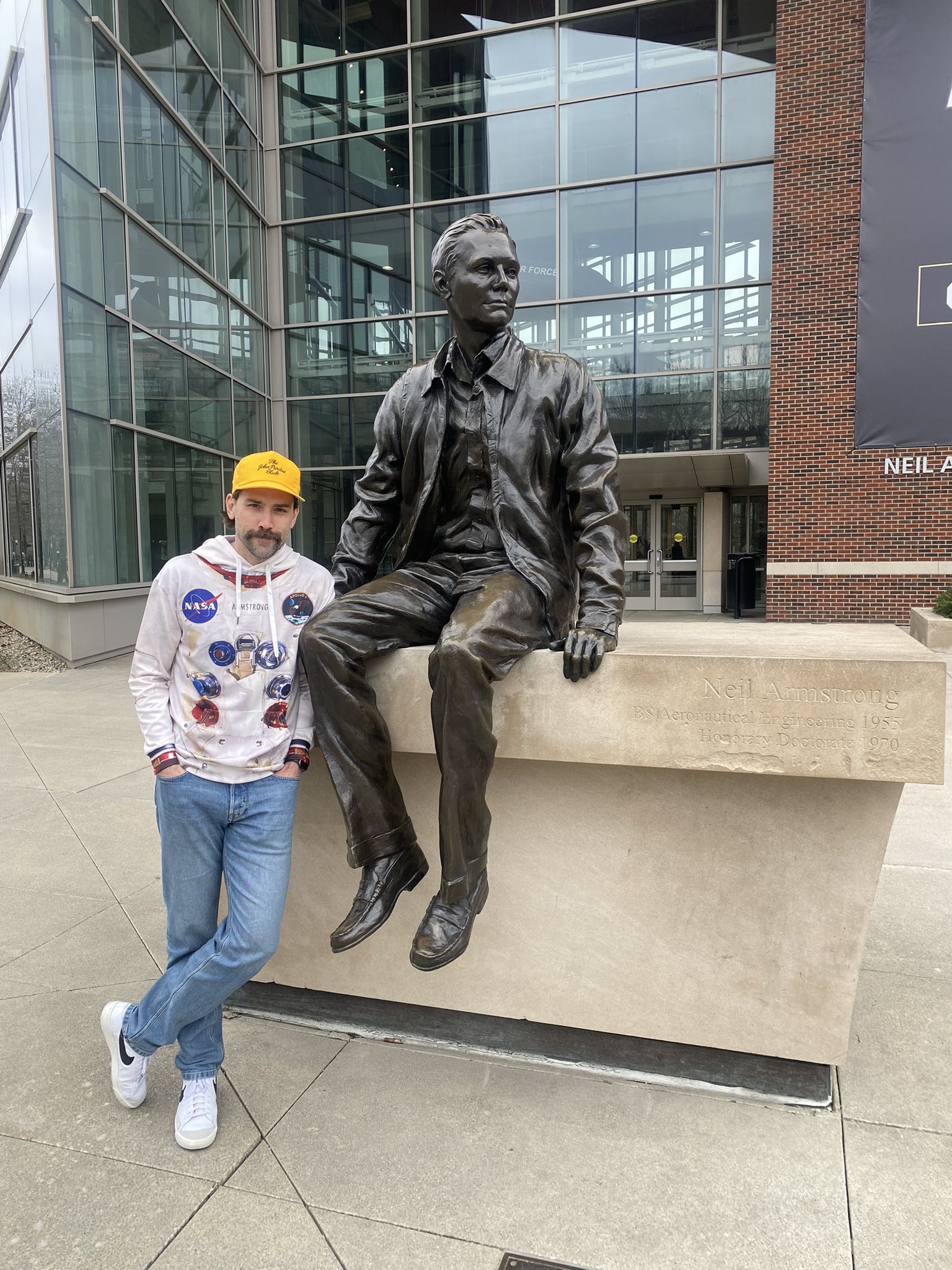 Neil Armstrong Statue At Purdue