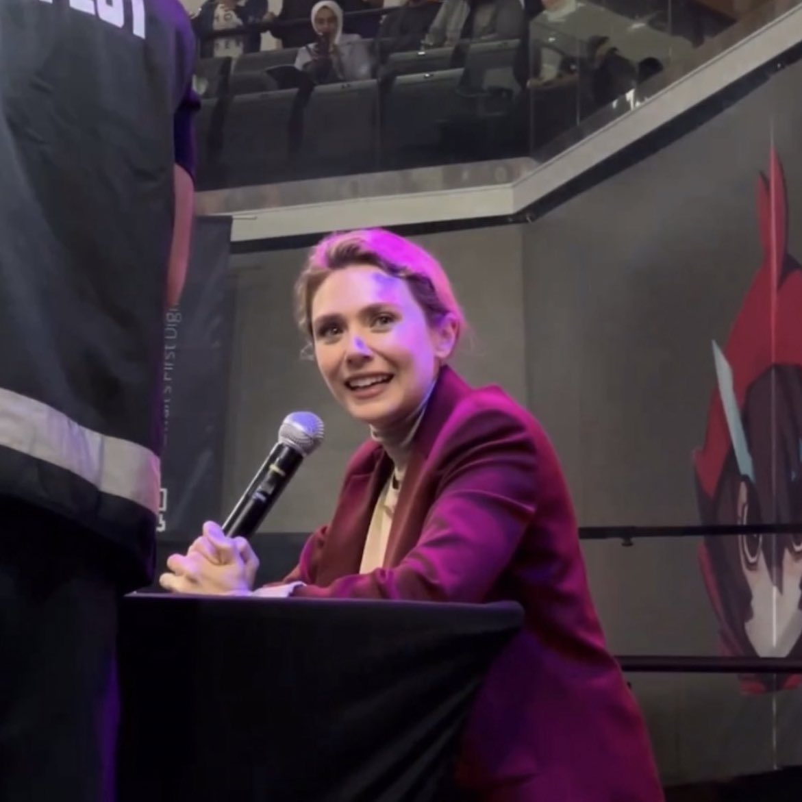 Elizabeth Olsen for day 2 of Comfest Con in Kuwait. Elizabeth Olsen ...